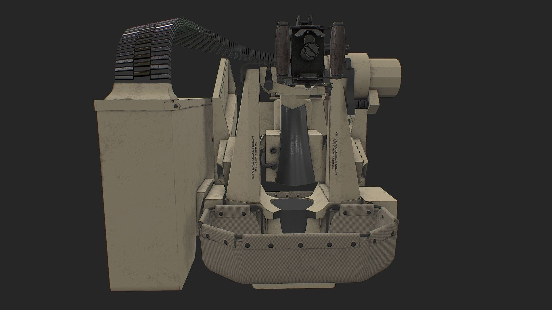 3D model CROWS KONGSBERG M2 VR / AR / low-poly | CGTrader