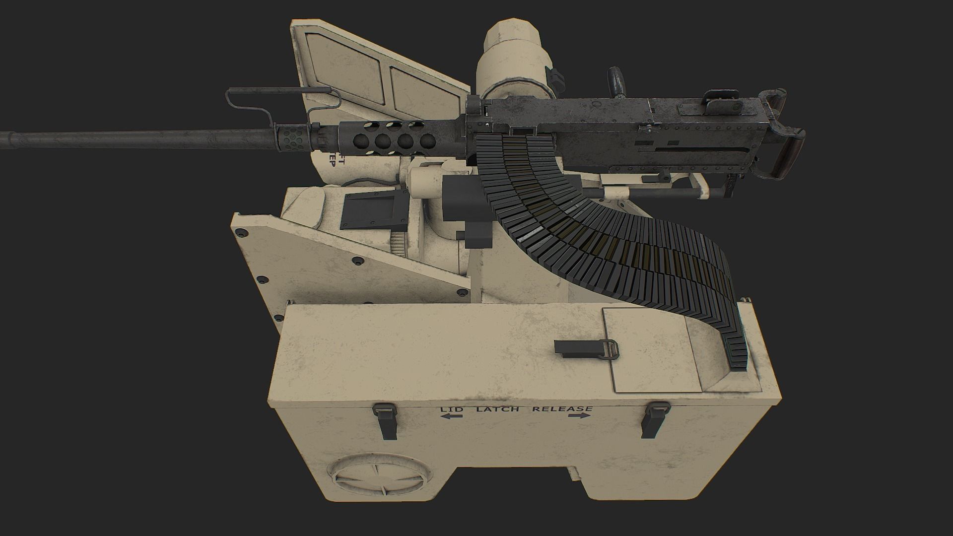 3D model CROWS KONGSBERG M2 VR / AR / low-poly | CGTrader