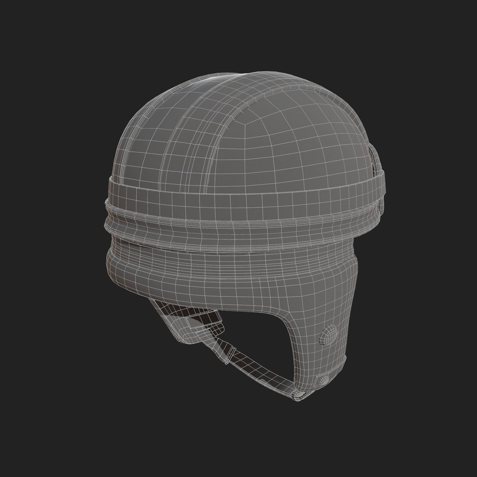 3D model Helmet scifi military pilot fantasy armor VR / AR / low-poly ...