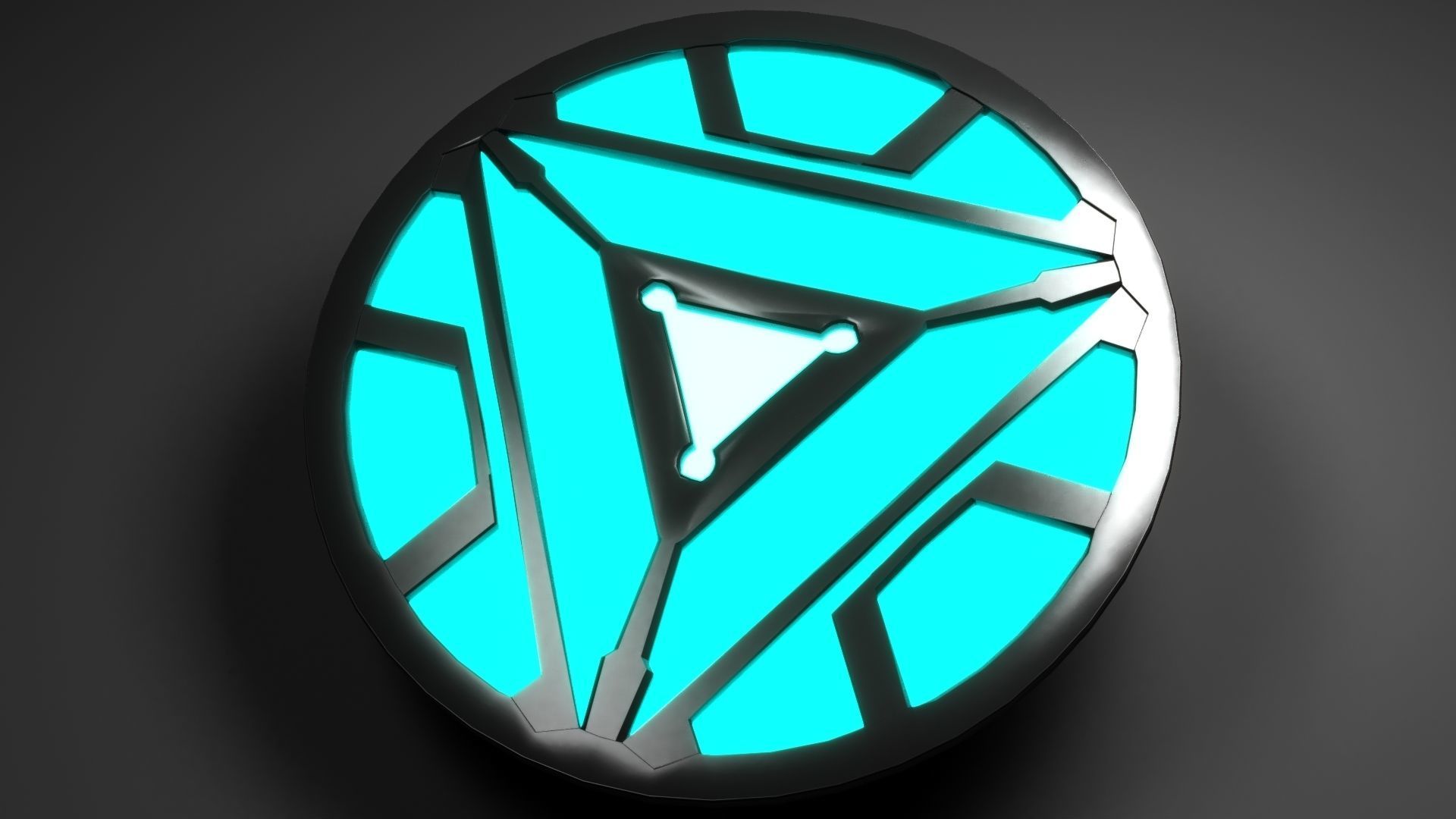 3D model ironman logo VR / AR / low-poly | CGTrader