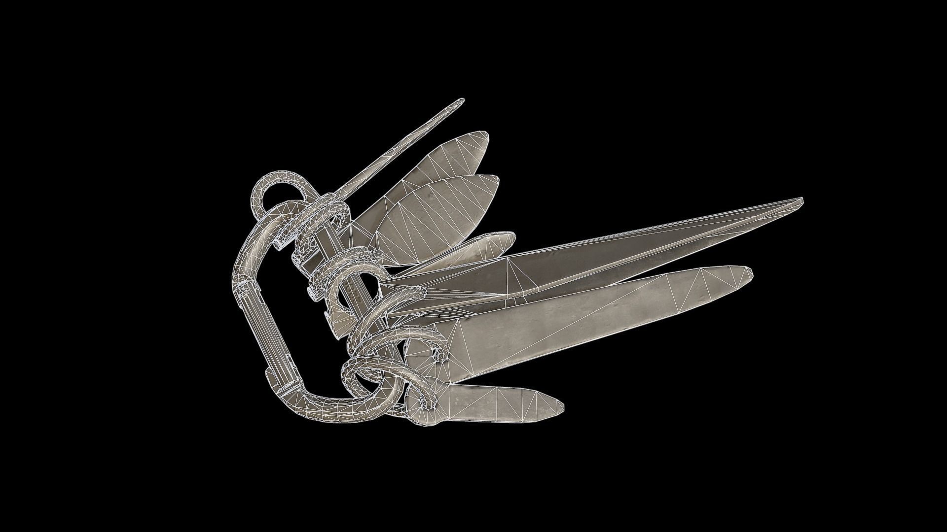 3D model Set of old climbing pitons VR / AR / low-poly | CGTrader