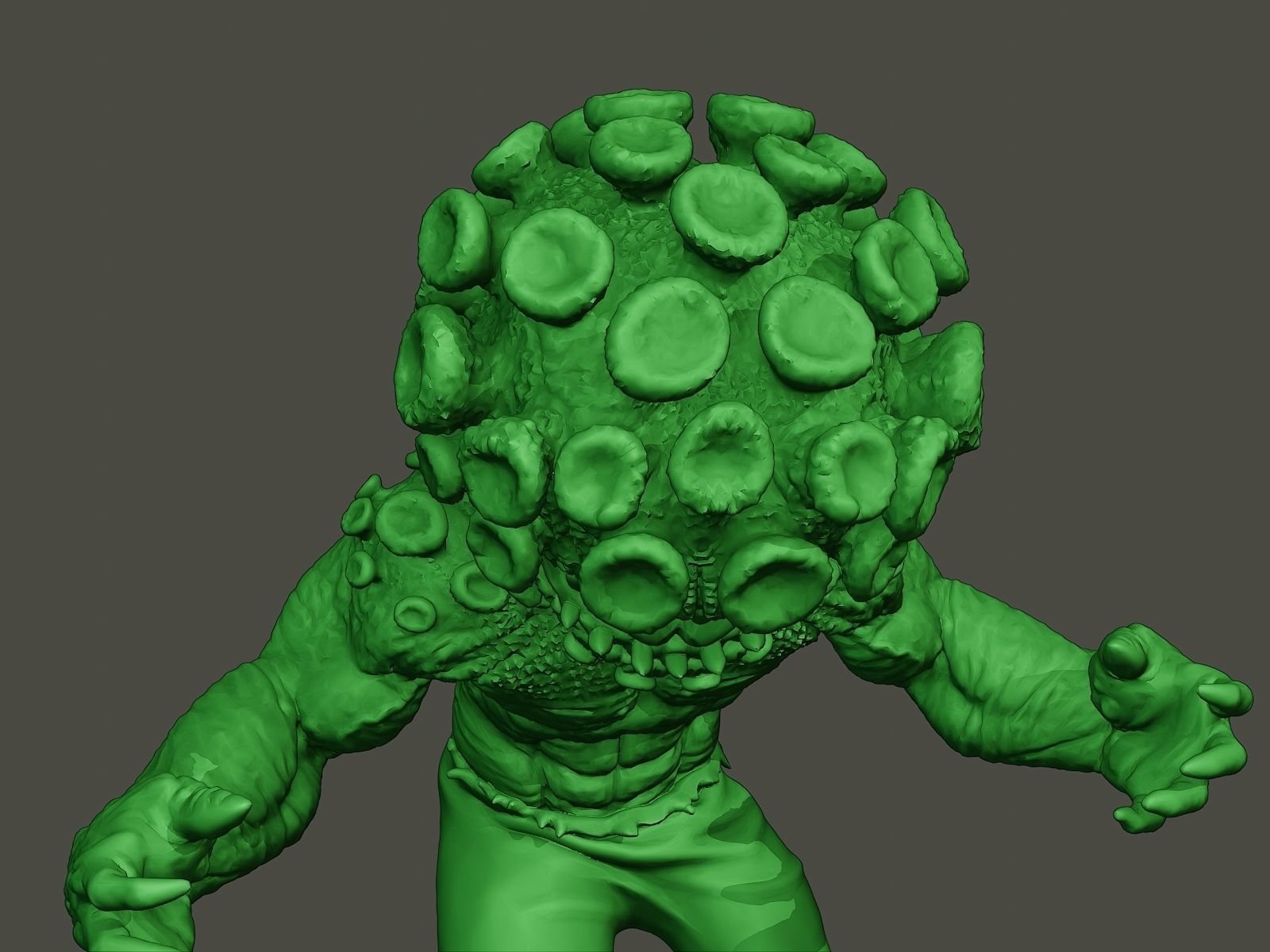 Humanoid virus 0011 3D model 3D printable | CGTrader