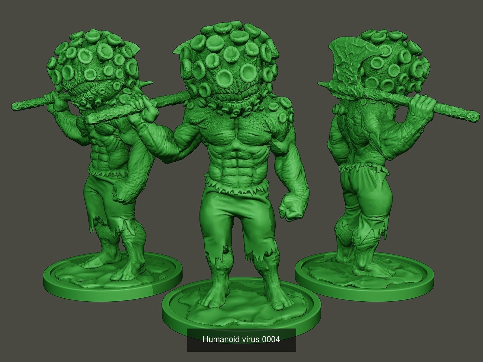 Humanoid virus Pack1 3D Model Collection | CGTrader