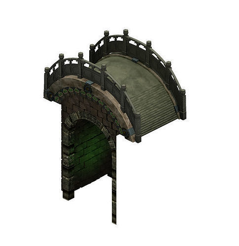 Ghost Gate altar - stone bridge 3D model | CGTrader
