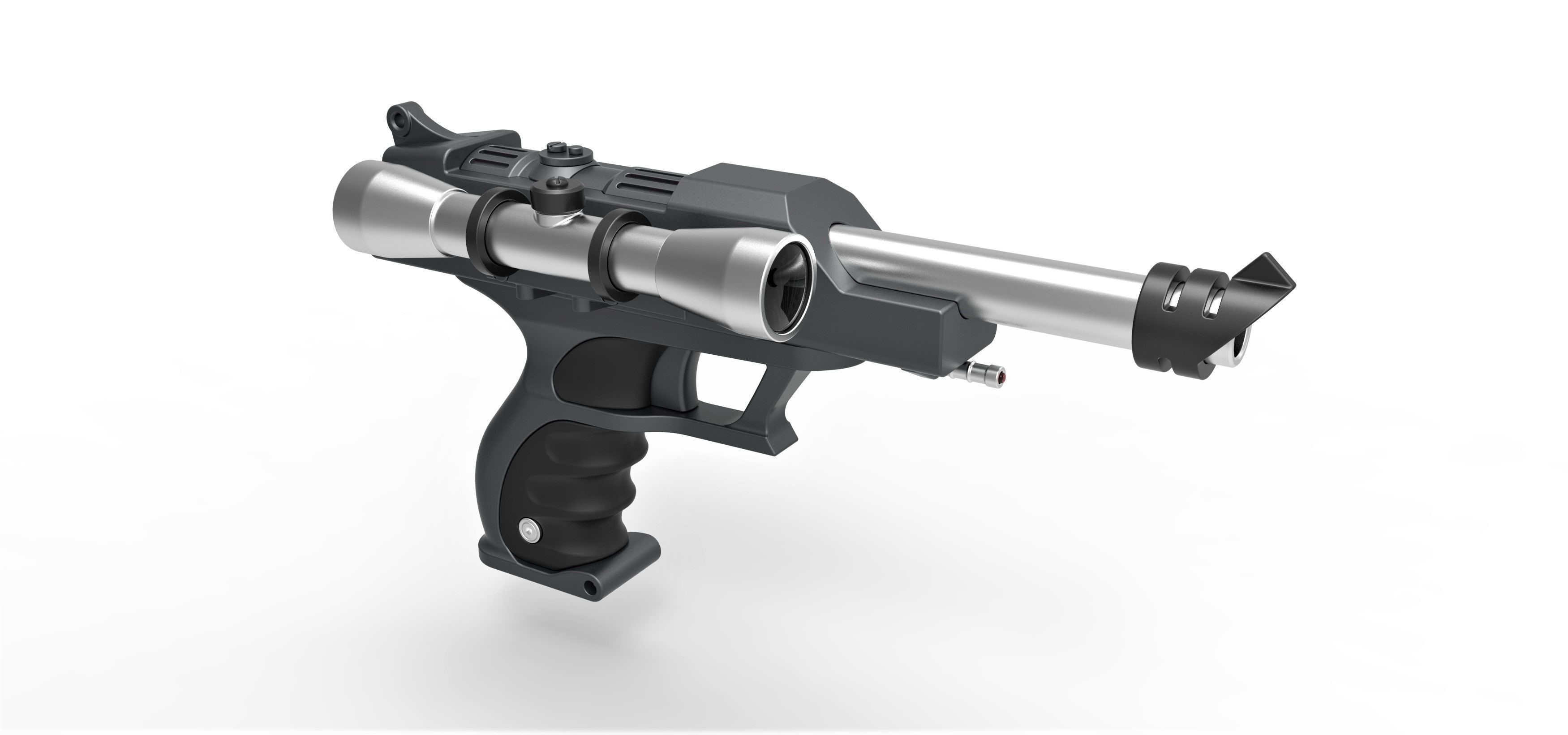 Captain Typho Blaster S-5 from Star Wars 3D model | CGTrader