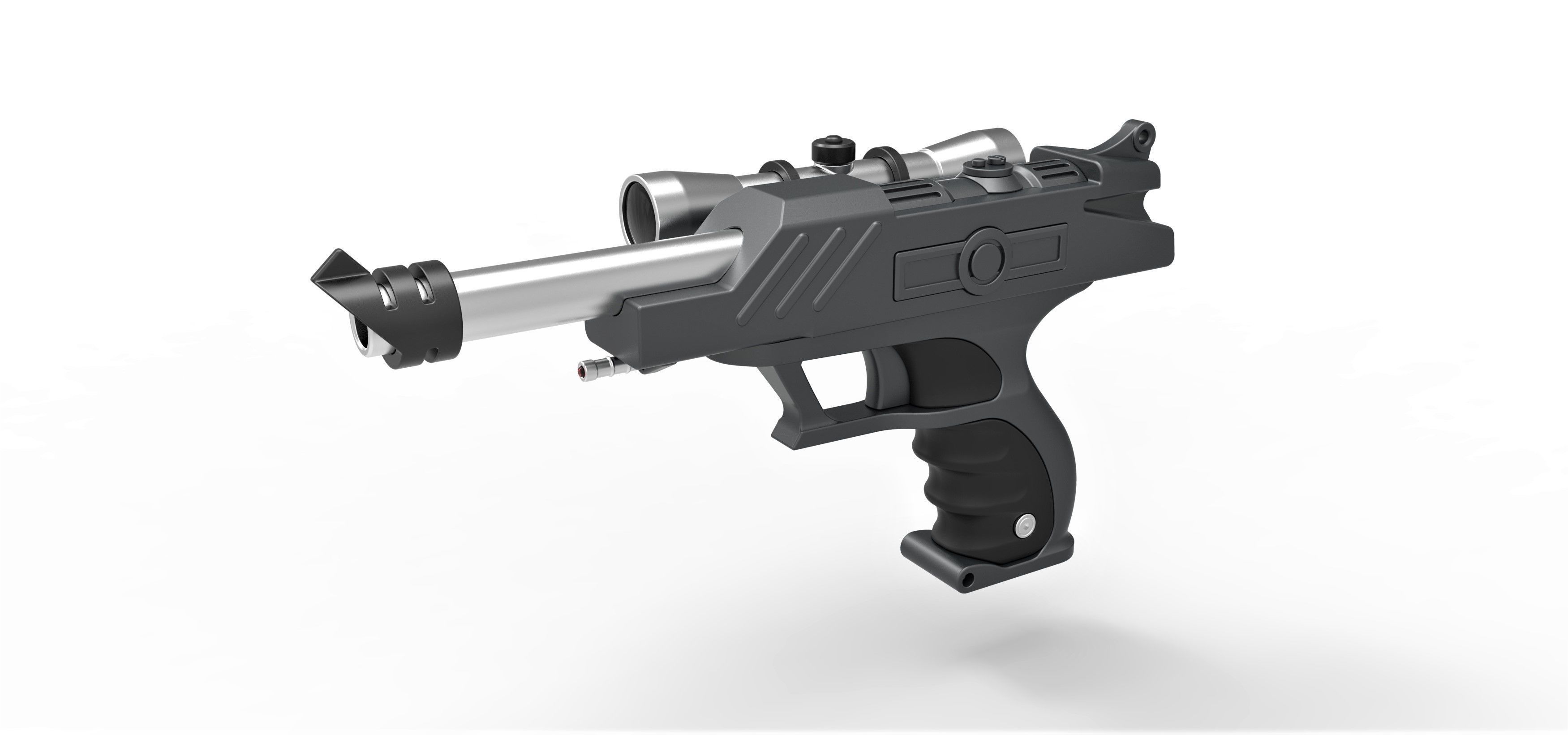 Captain Typho Blaster S-5 from Star Wars 3D model | CGTrader