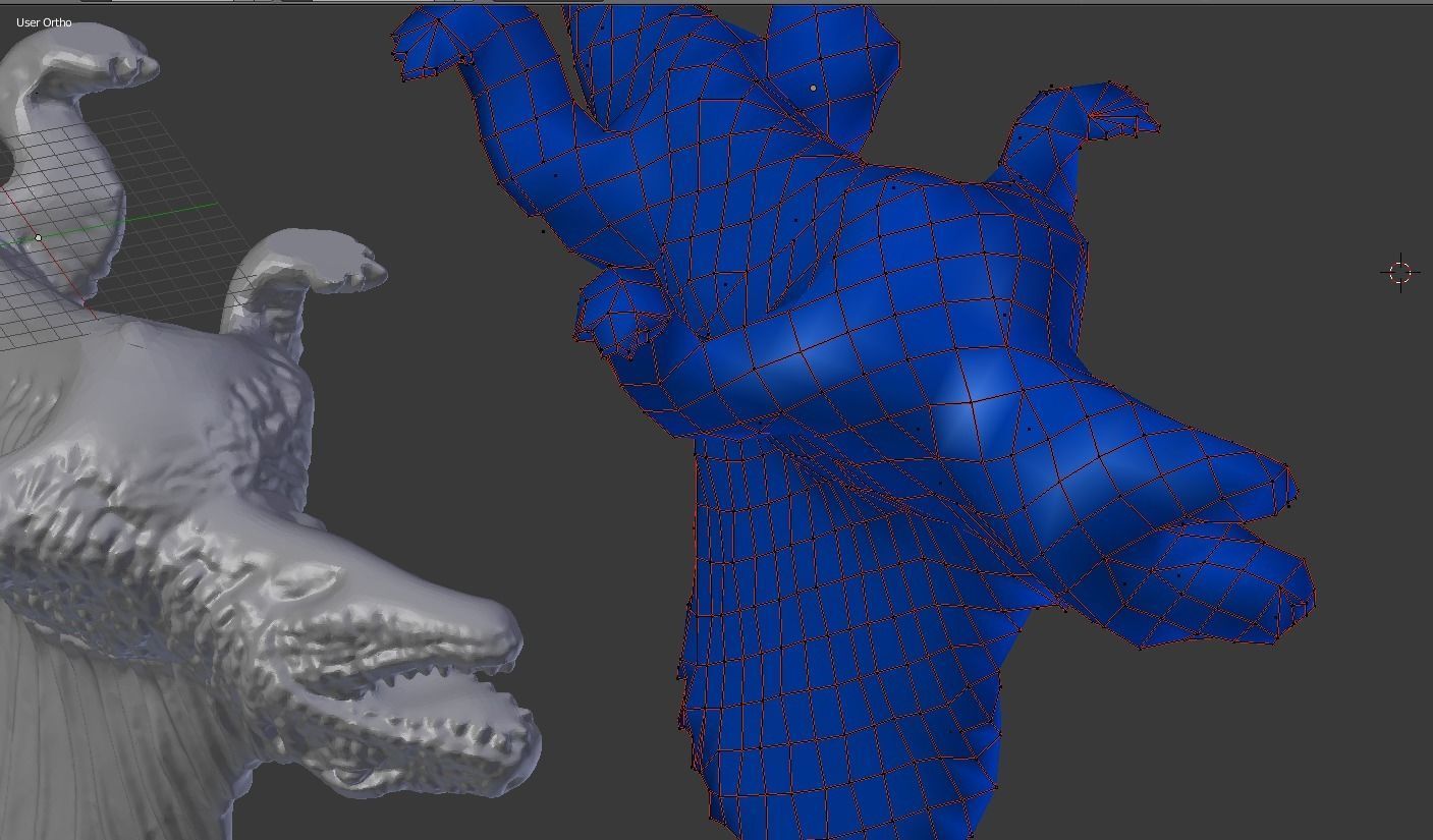 3D model Lizard Iguana Dimetrodon Low Poly GAME READY VR / AR / low ...