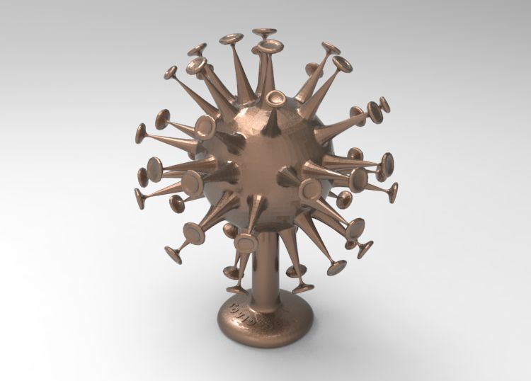 Coronavirus pandemic 3D model 3D printable | CGTrader