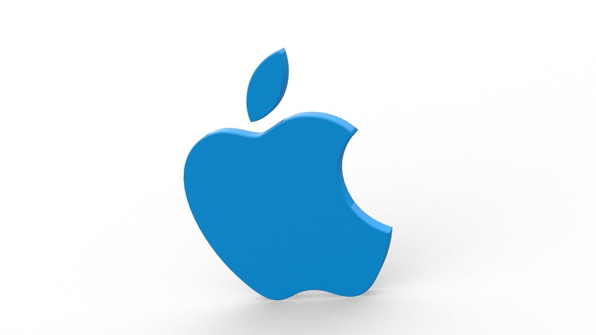 Apple logo 3D model | CGTrader