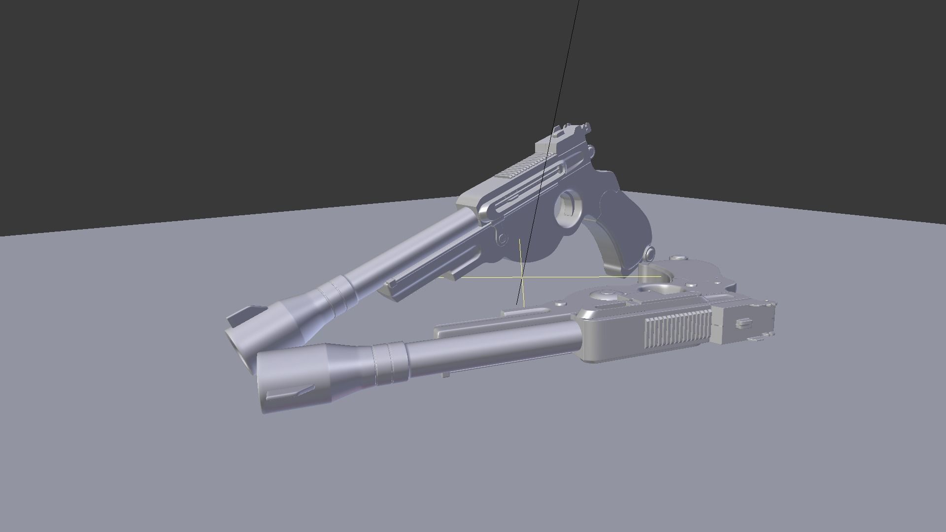 Mandalorian Blaster Star Wars 3D model | CGTrader