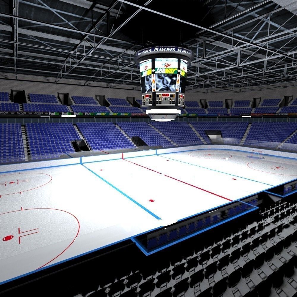 3D model Ice Hockey Stadium VR / AR / low-poly | CGTrader