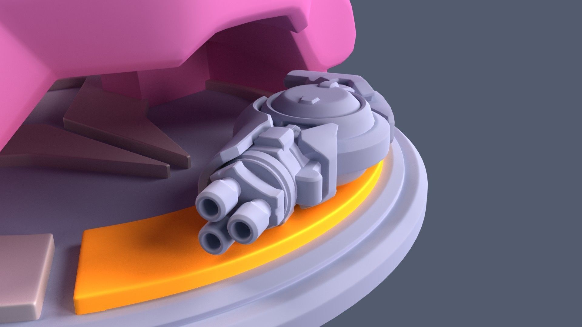 Overwatch - DVa 3D model 3D printable | CGTrader