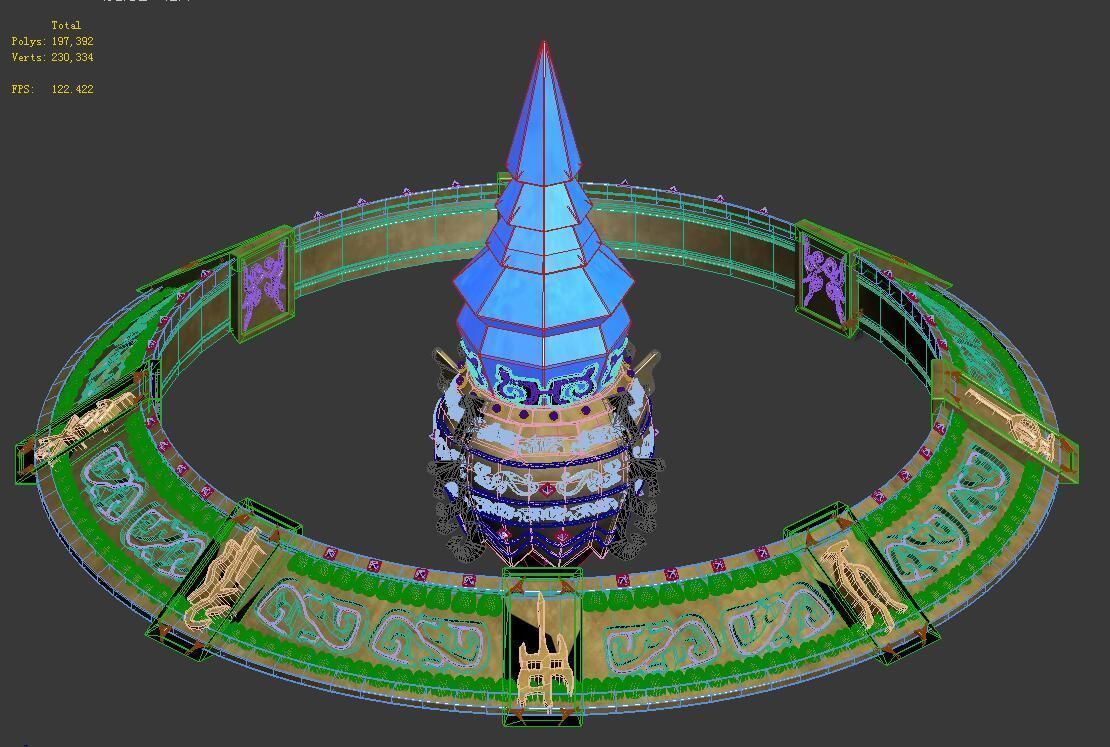 Twilight Circle - Magic Halo 3D model | CGTrader