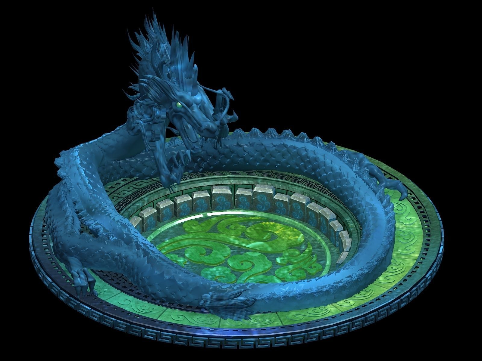 Panlong - Chuansong Zhen 3D model | CGTrader