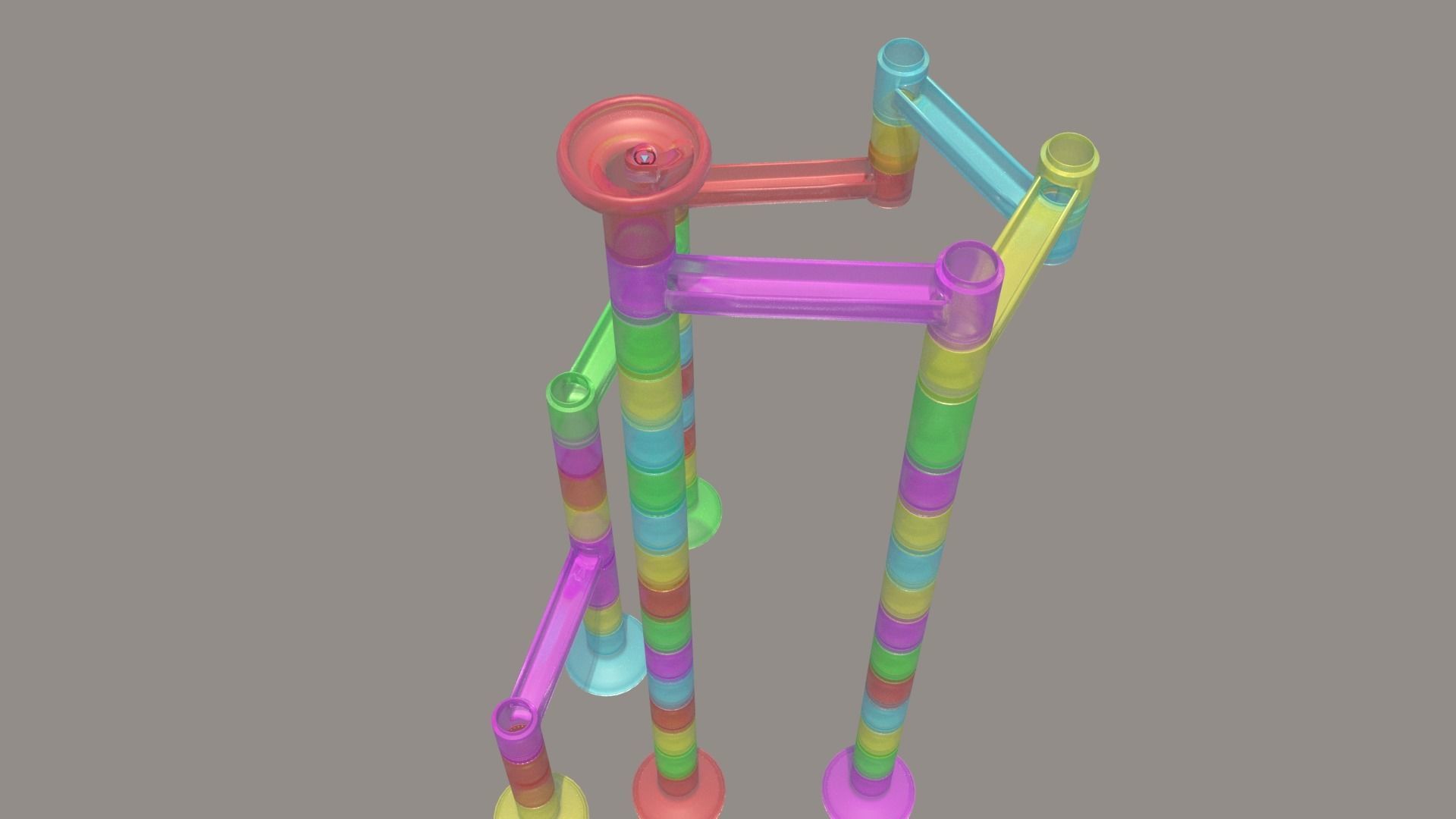 Marble Run free VR / AR / low-poly 3D model | CGTrader
