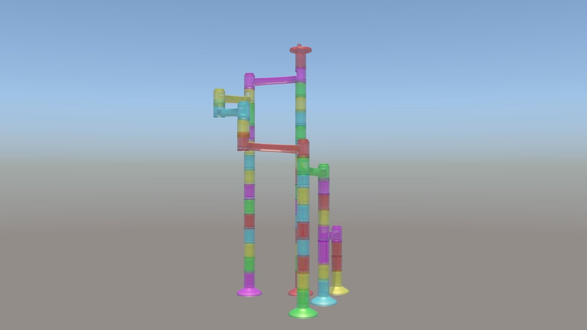 Marble Run free VR / AR / low-poly 3D model | CGTrader