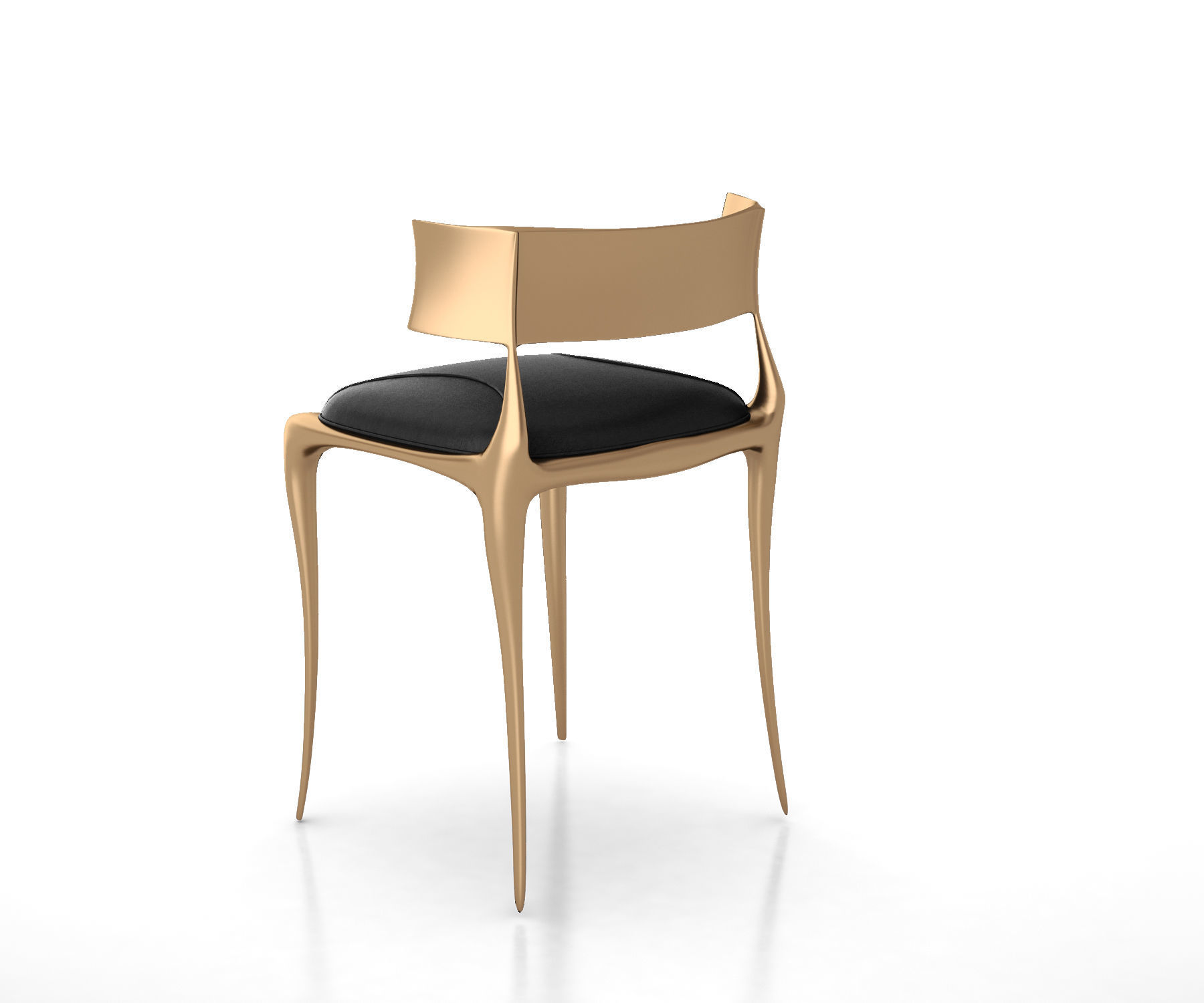Aria Chair in Bronze by Paul Mathieu 3D model | CGTrader