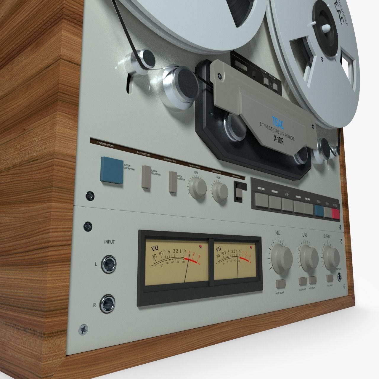 Tape Recorder 3D model | CGTrader