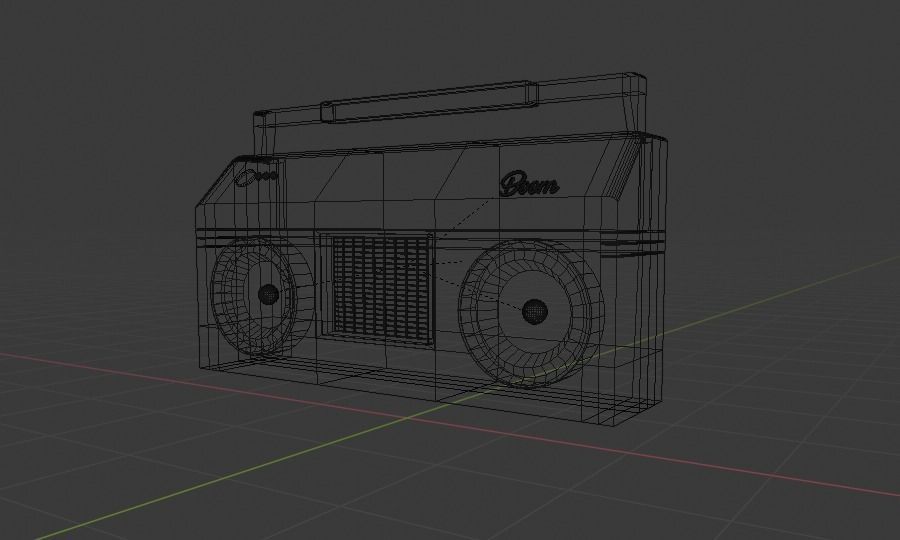 Boombox 3D model | CGTrader