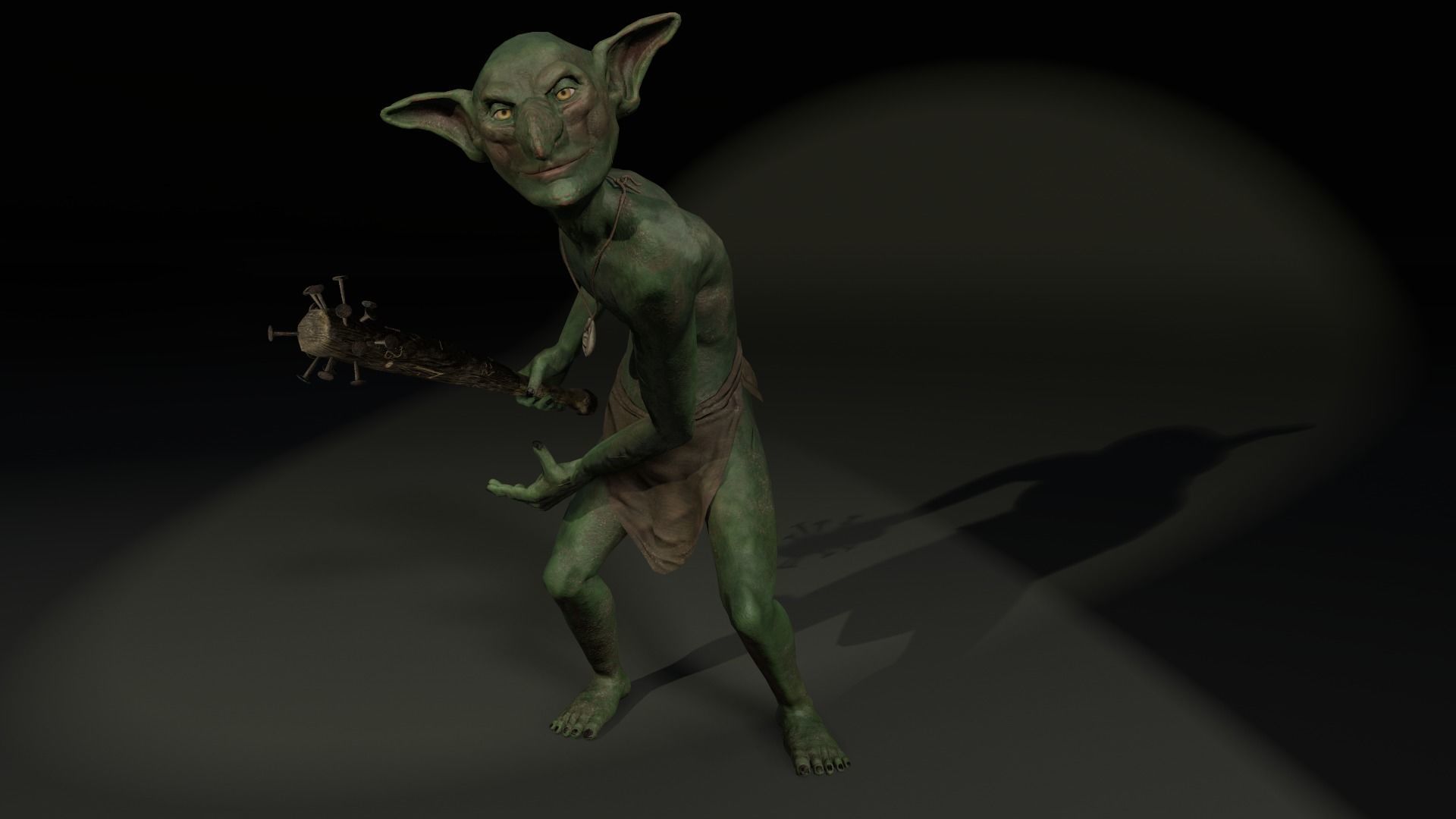 3D model Goblin novice VR / AR / low-poly | CGTrader