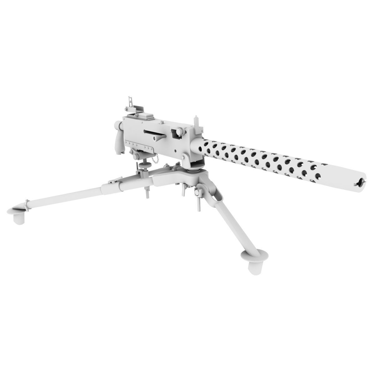 Browning M1919A4 3D model | CGTrader