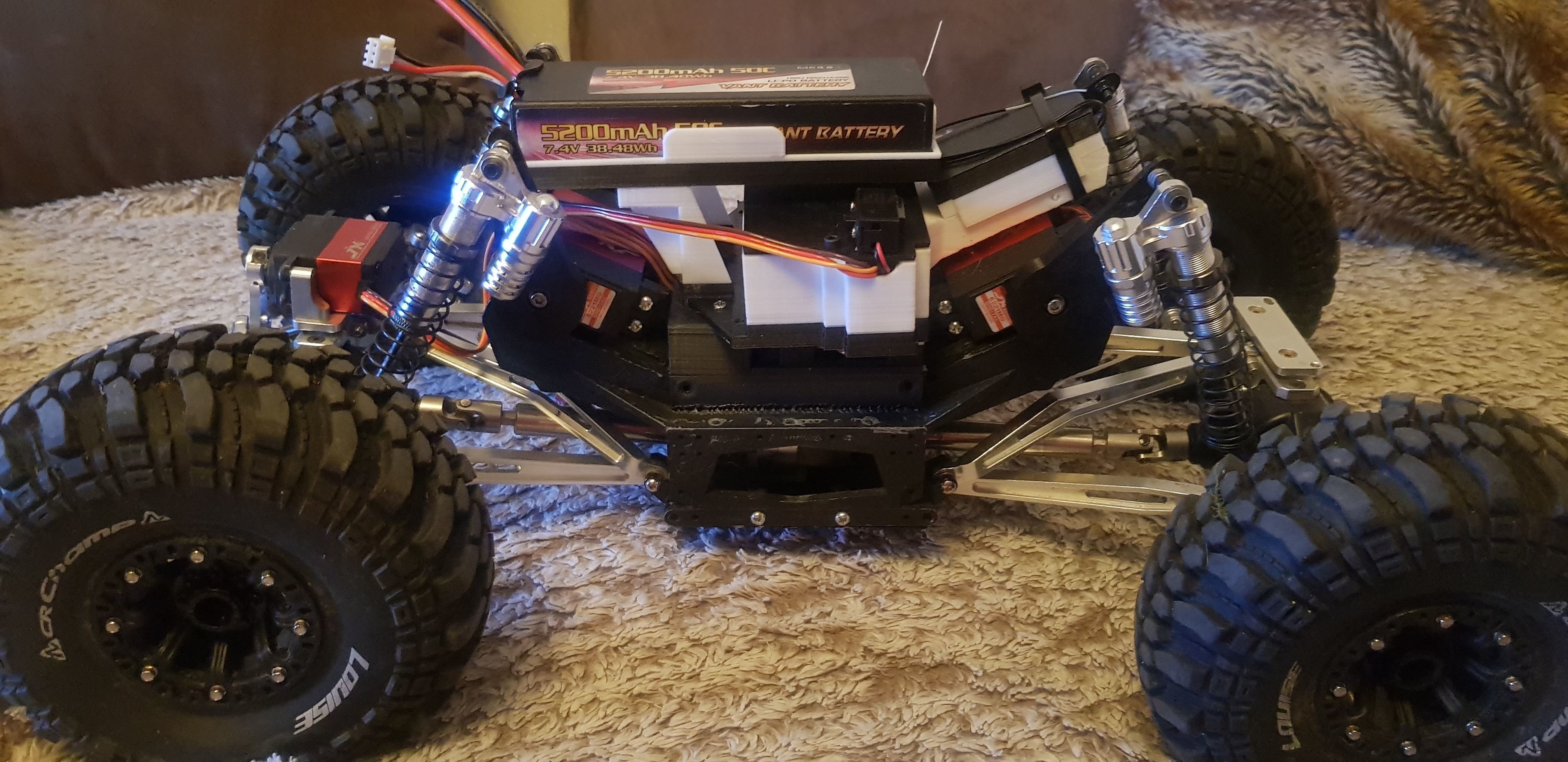 chassi rc scale crawler dynamique 3D model | CGTrader