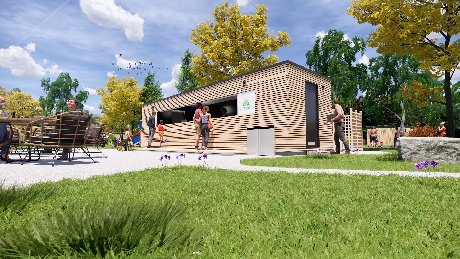 Mobile Kitchen bar fast food restaurant free 3D model | CGTrader