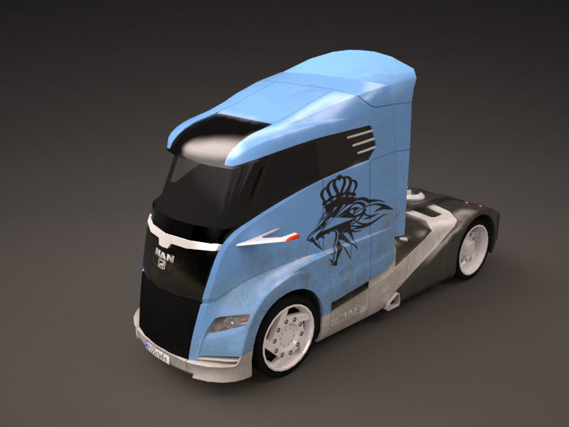 3D model Truck MAN Concept S 2010 VR / AR / low-poly | CGTrader