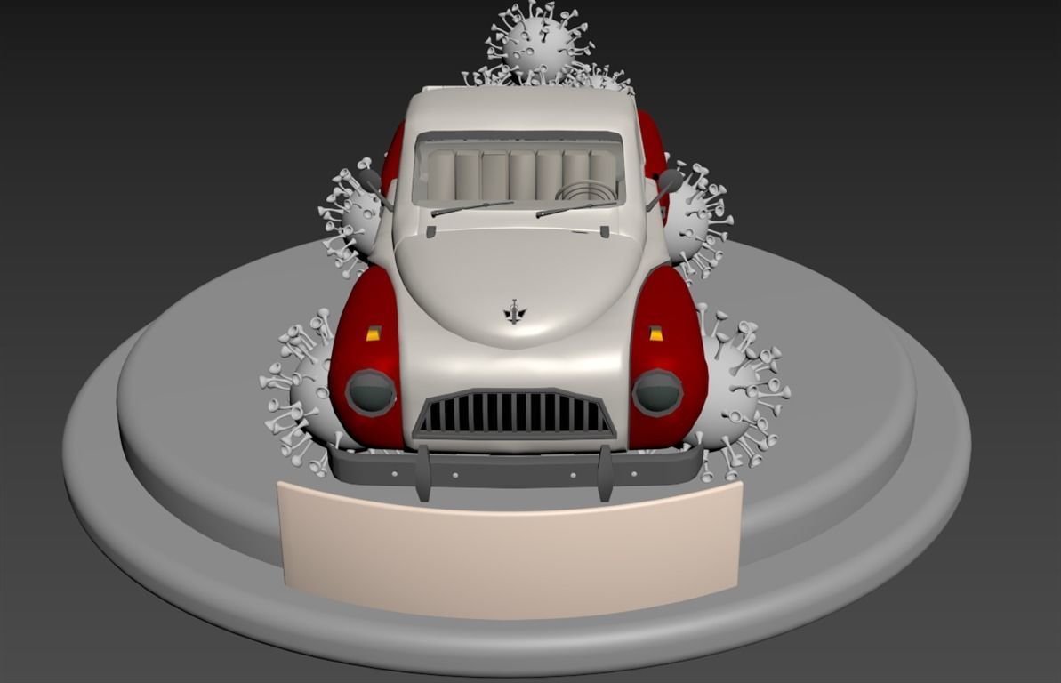 3D CORONA TRUCK 3D model 3D printable | CGTrader