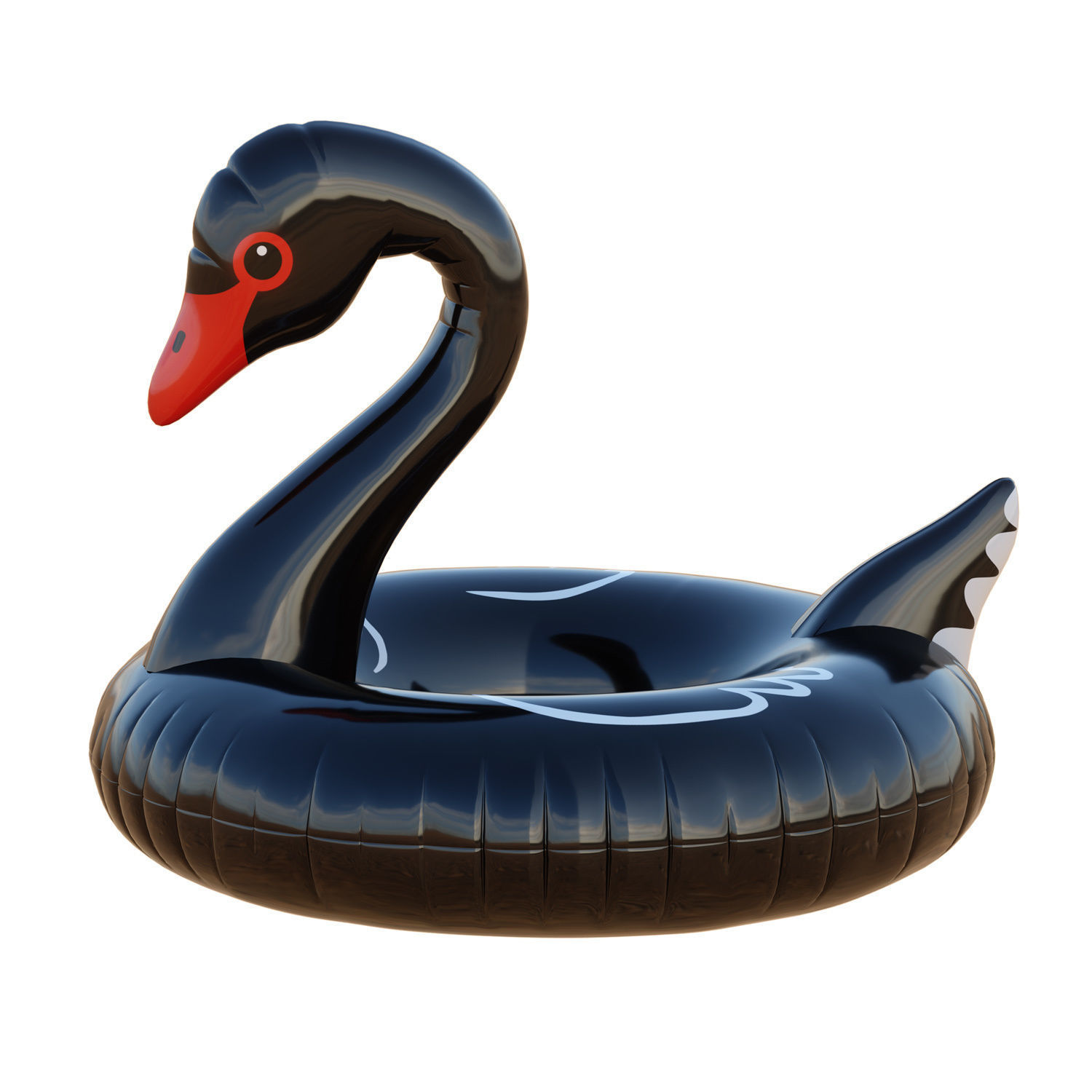 Black Swan Pool Float 3D model | CGTrader