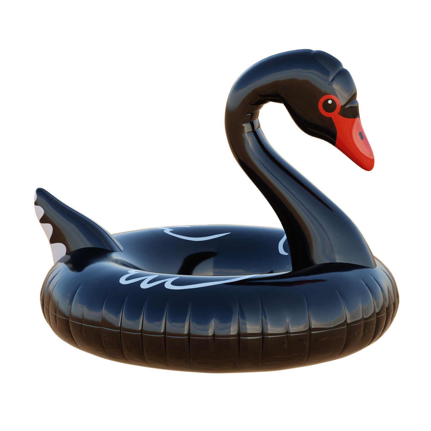 Black Swan Pool Float 3D model | CGTrader
