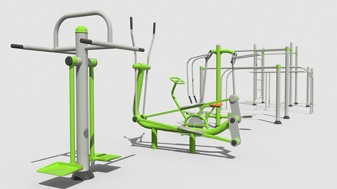3D model Gym Equipment Outdoor VR / AR / low-poly | CGTrader