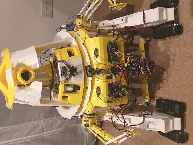 Printable full robot Astromech style 3D model 3D printable | CGTrader