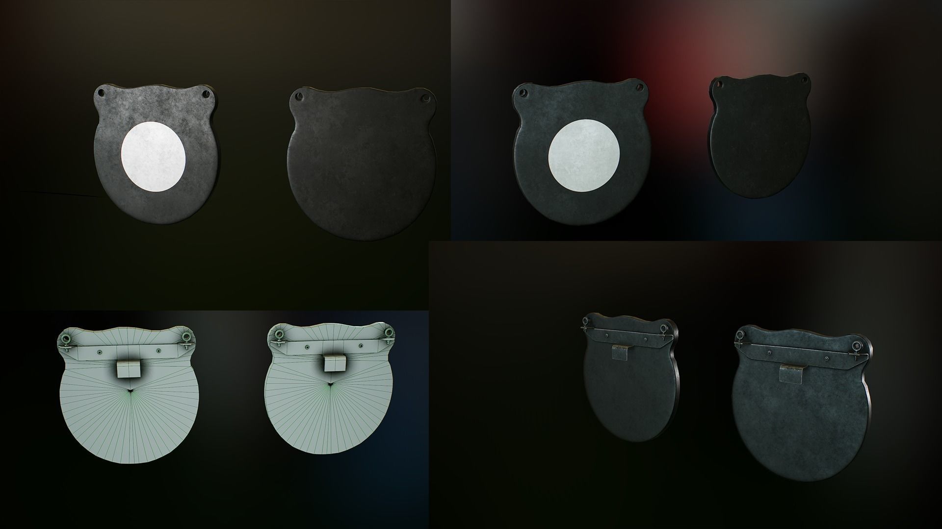 3D model Shooting targets pack VR / AR / low-poly | CGTrader