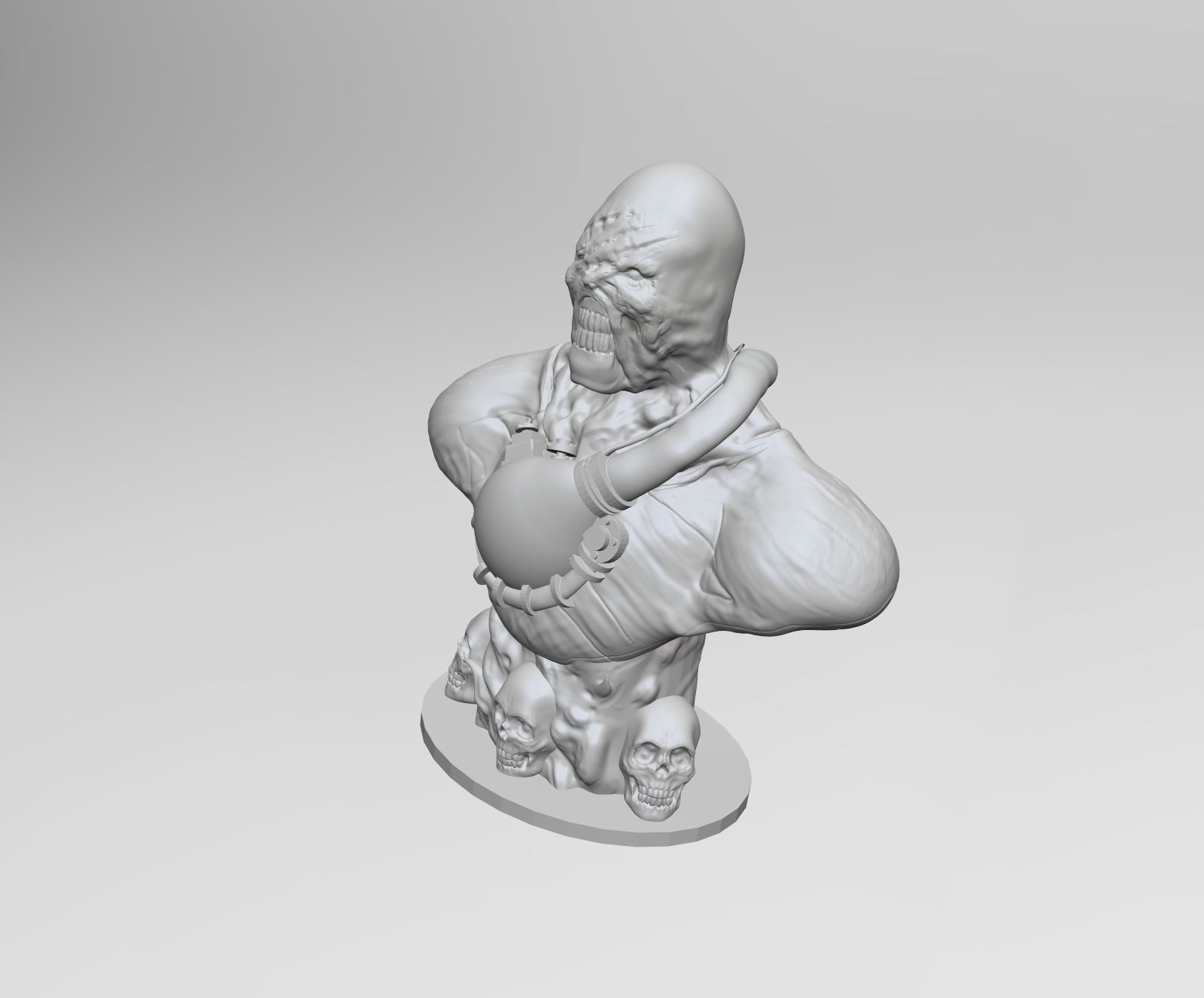 nemesis resident evil 3 3D model 3D printable | CGTrader