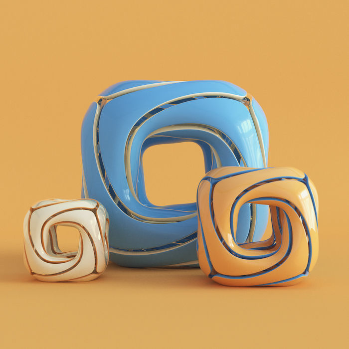 rounded cube 3D model | CGTrader