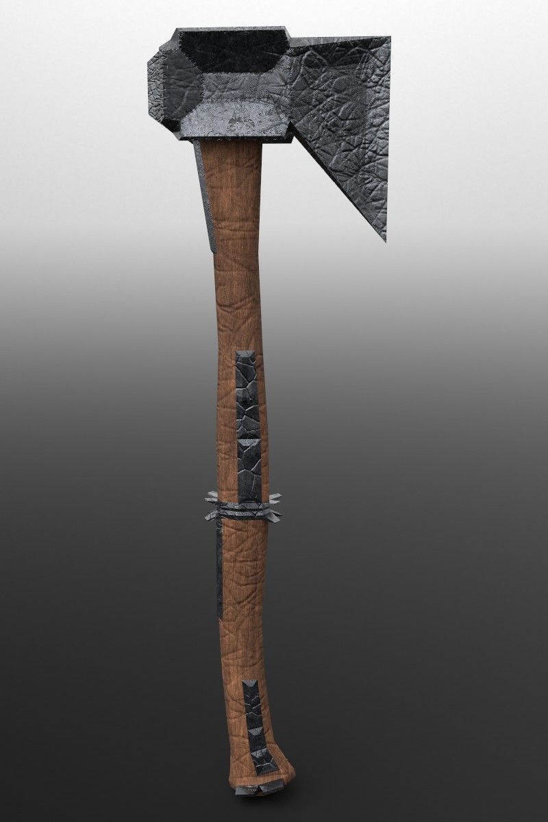 3D model Modular Melee - Axe Pack VR / AR / low-poly | CGTrader