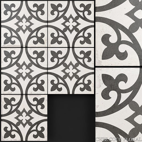 Keros Chez Coco Floral 3D model | CGTrader