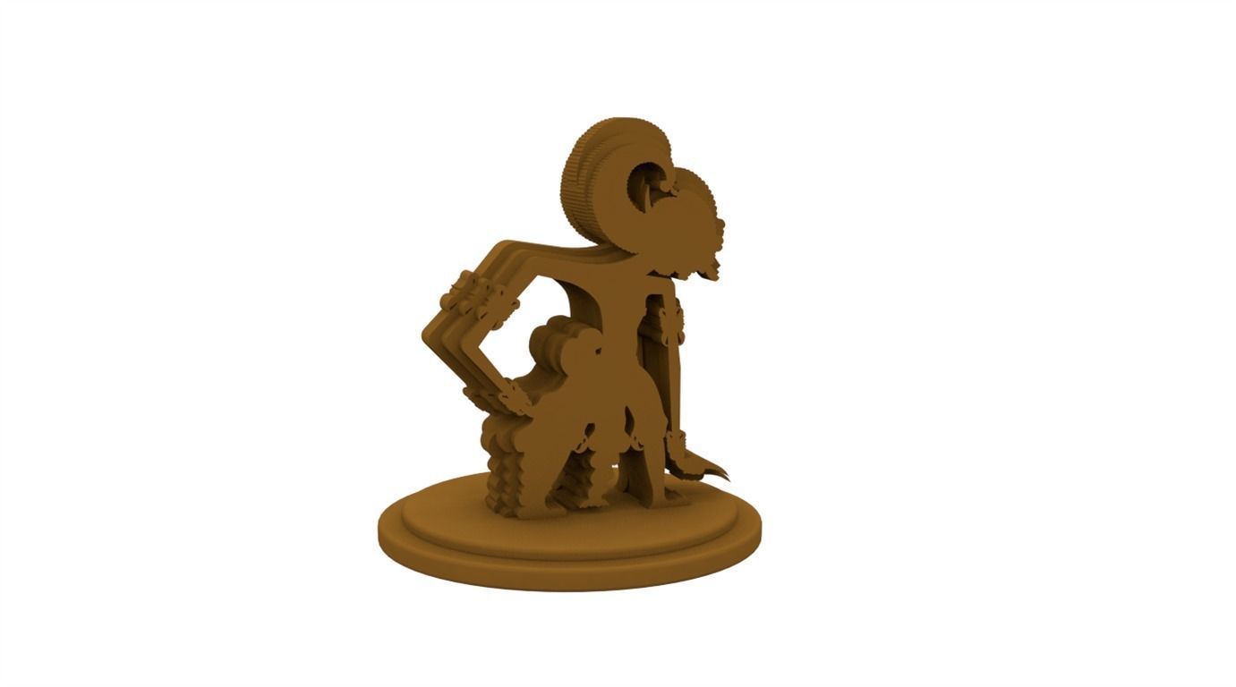 Table Top 3d Arjuna 3D model 3D printable | CGTrader