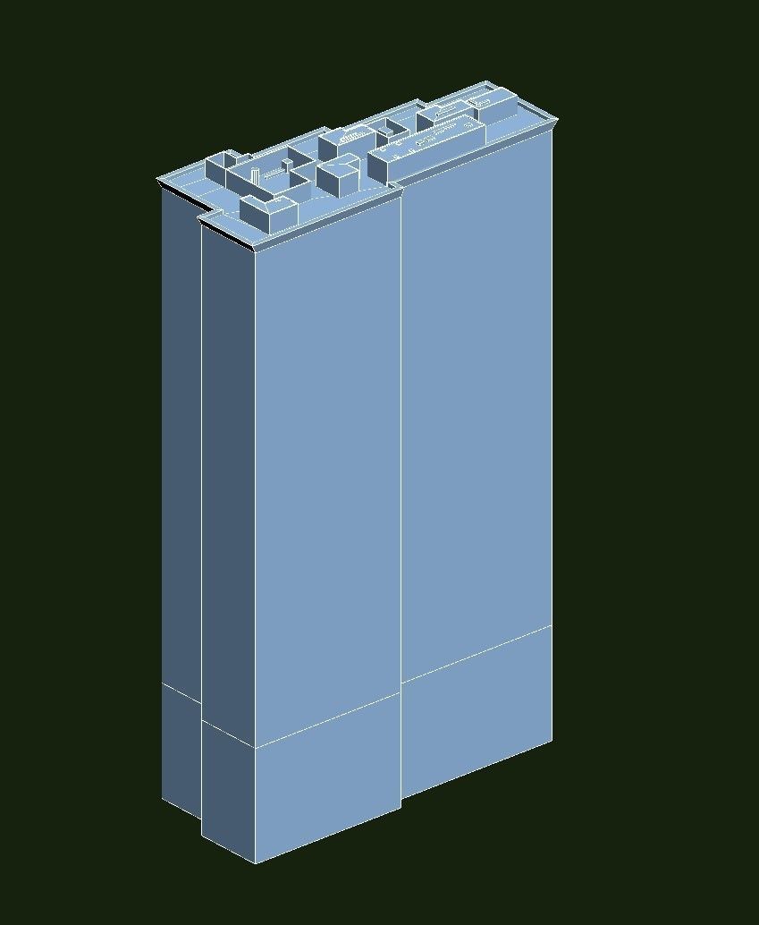 3D model BLU building VR / AR / low-poly | CGTrader