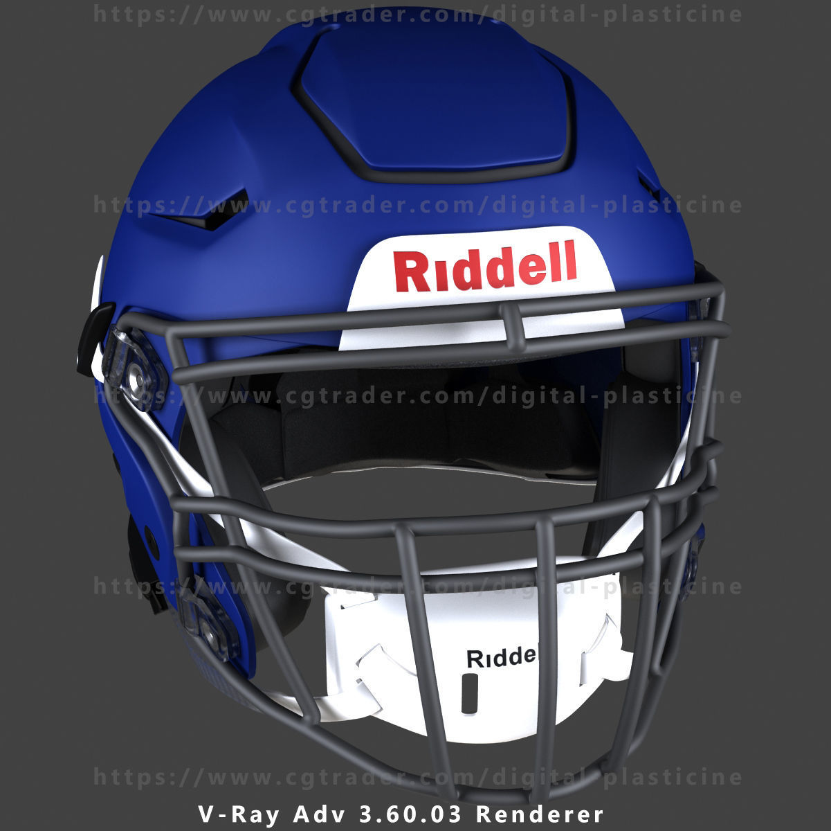 Riddell SpeedFlex Football helmet 3D model | CGTrader