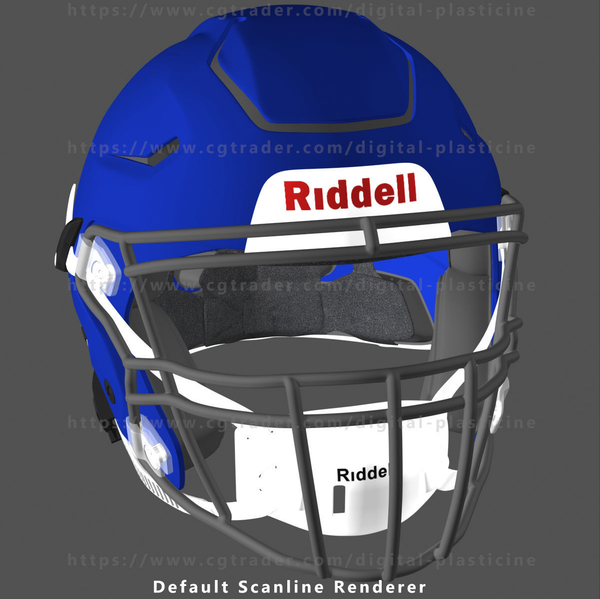 Riddell SpeedFlex Football helmet 3D model | CGTrader