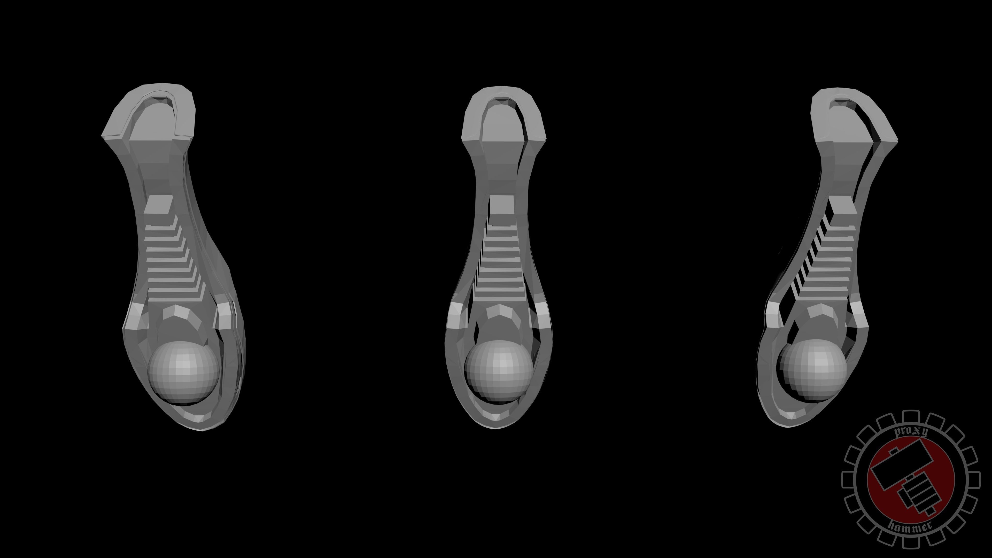 Wraithguardian head 3D model 3D printable | CGTrader