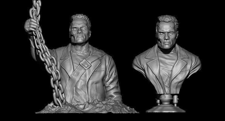 Terminator2 3D model 3D printable | CGTrader