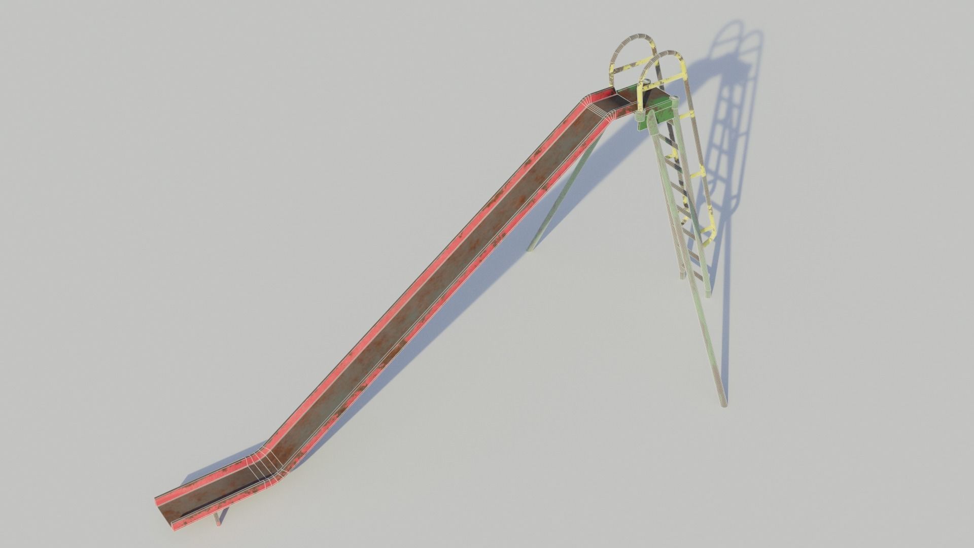 3D model Playground Slide - Low-poly PBR VR / AR / low-poly | CGTrader