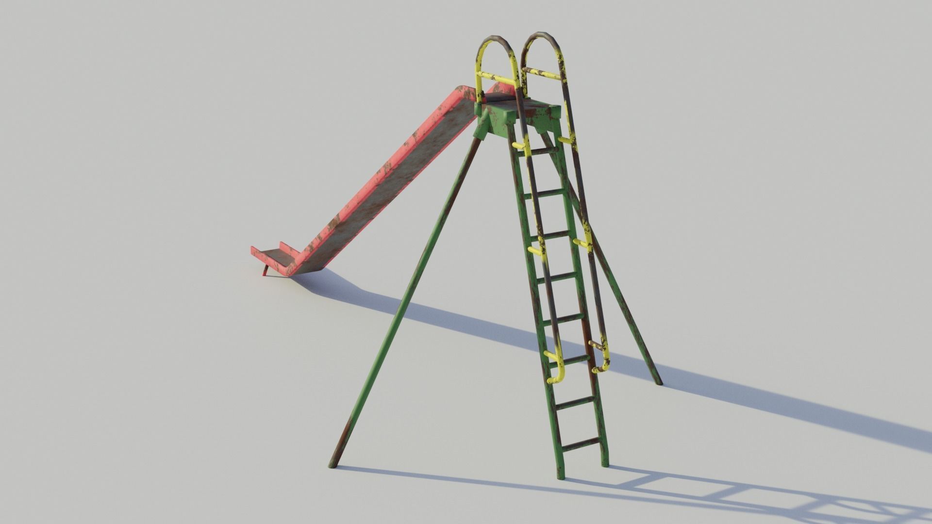 3D model Playground Slide - Low-poly PBR VR / AR / low-poly | CGTrader