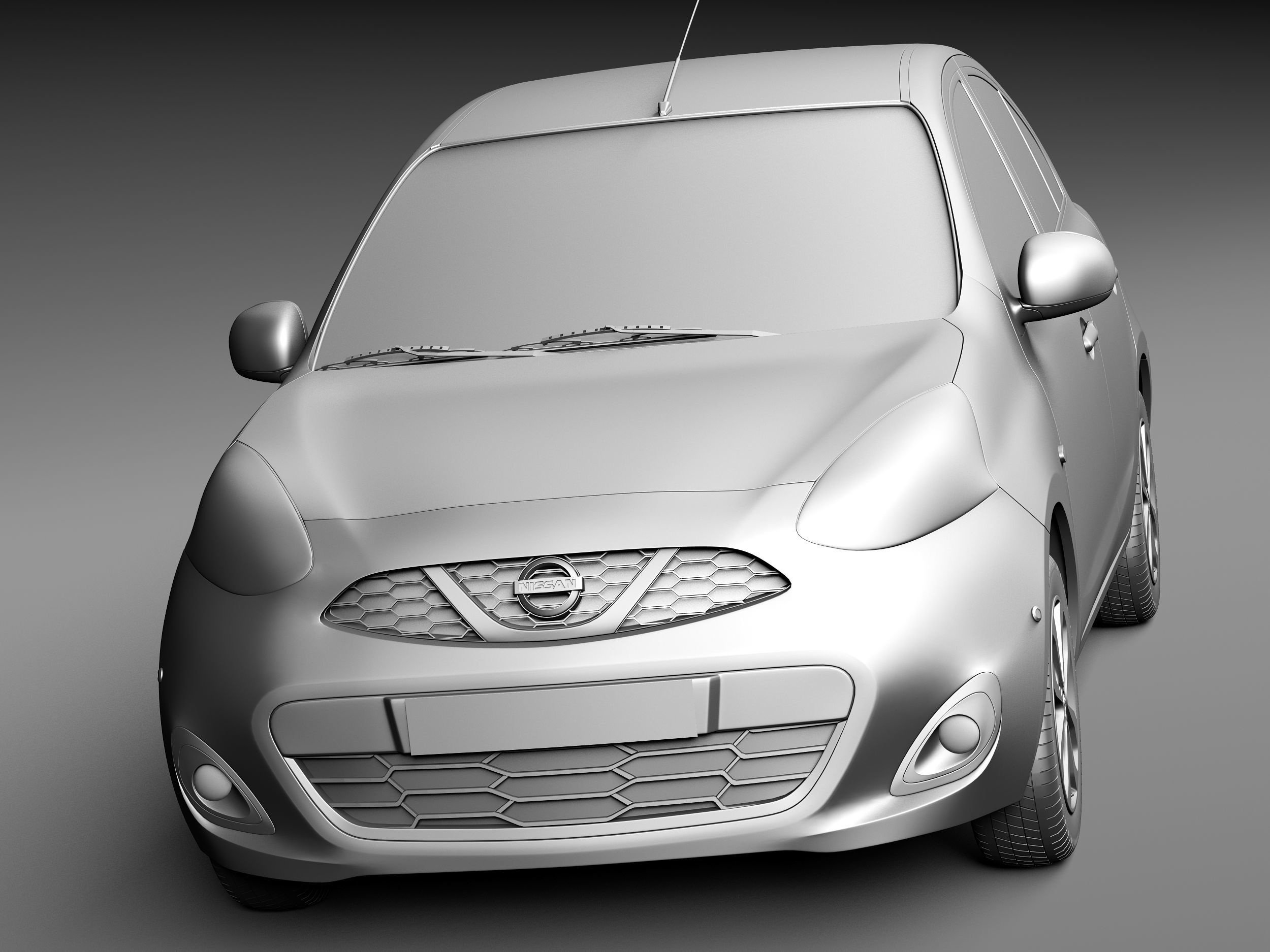 Nissan Micra 2014 3D model | CGTrader
