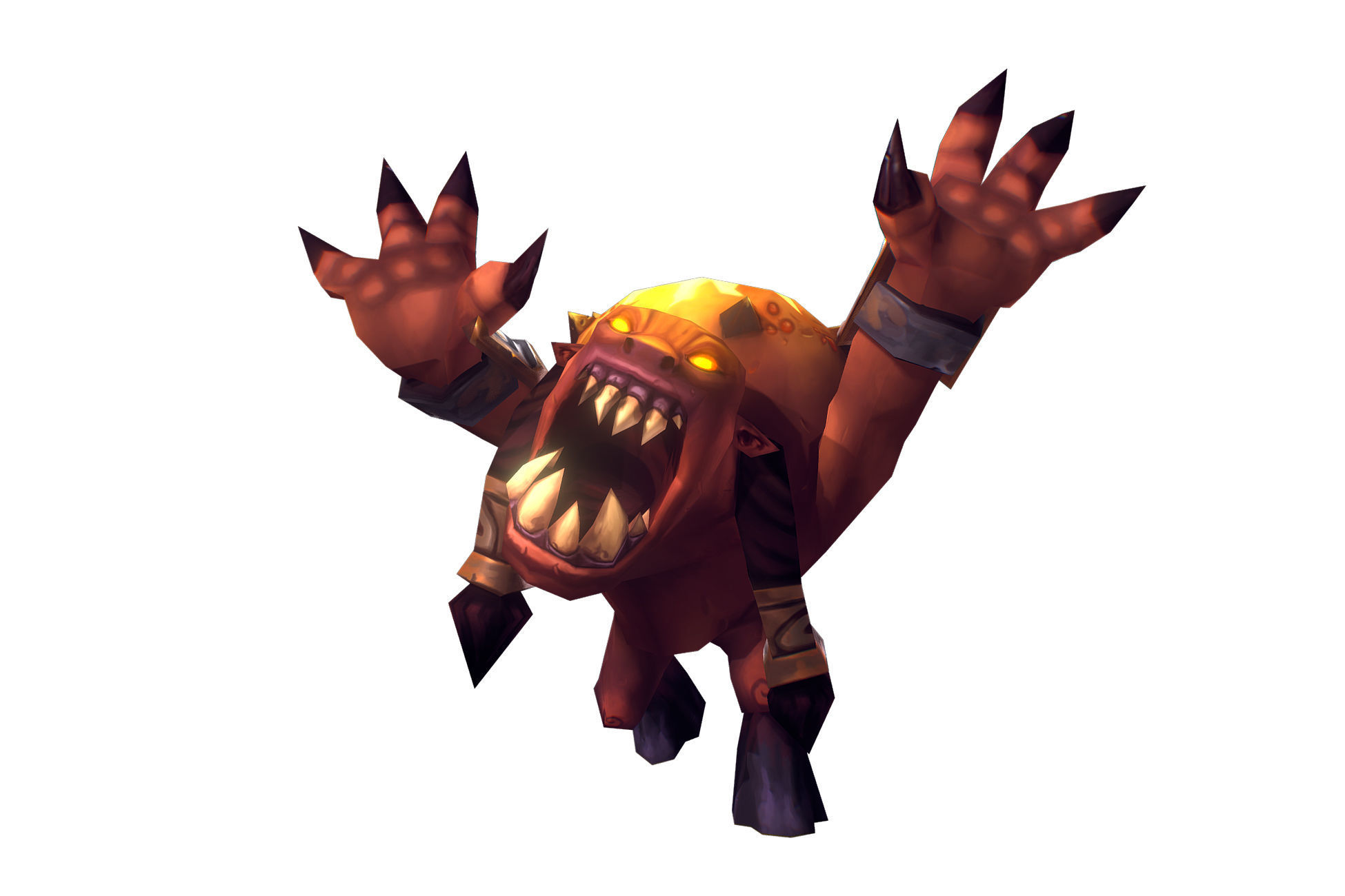 3D model Demon Living Bomb - Low Poly Hand Painted VR / AR / low-poly ...