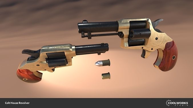 3D model Colt House Revolver VR / AR / low-poly | CGTrader