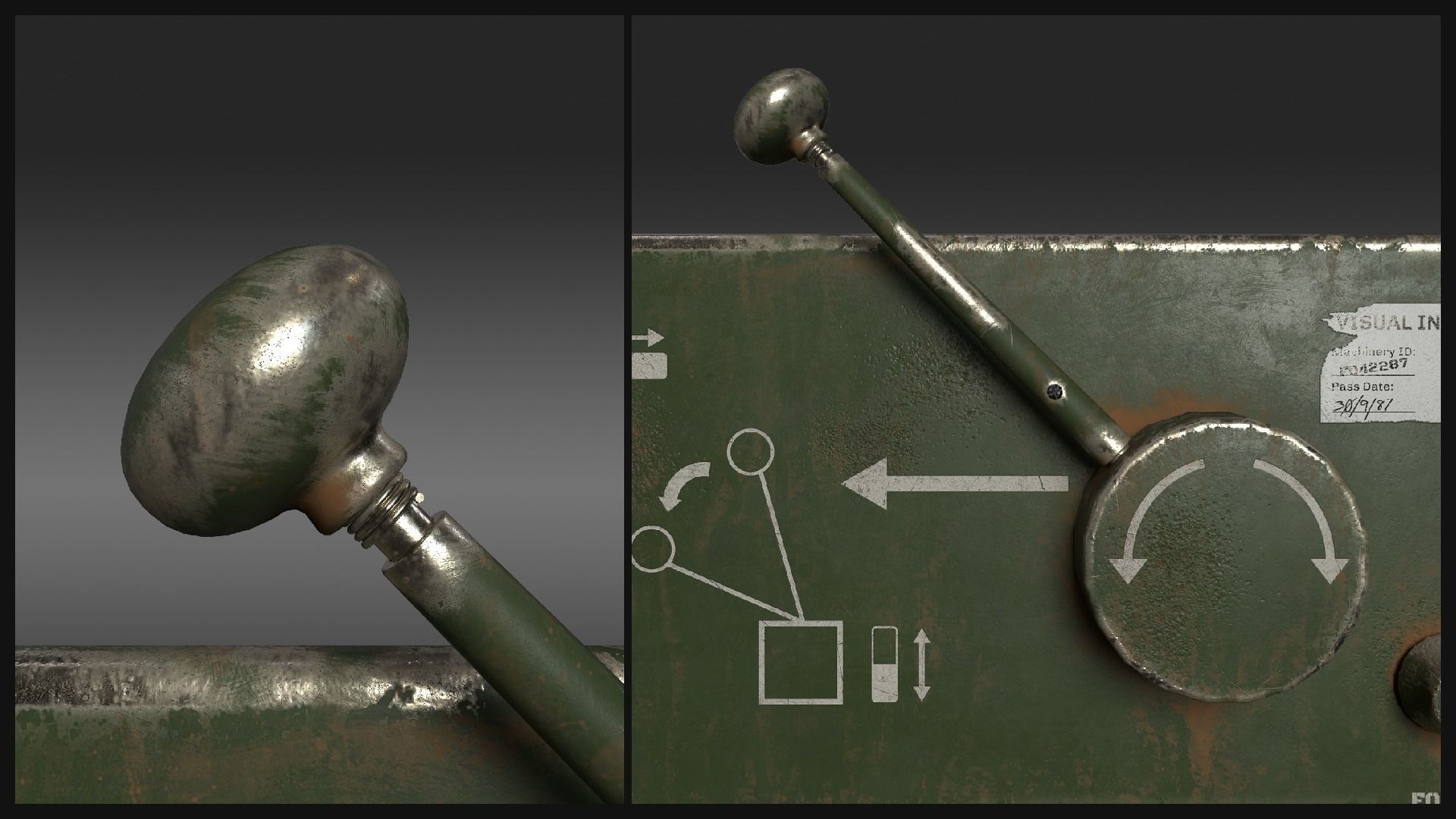 3D model Mechanical Lever VR / AR / low-poly | CGTrader